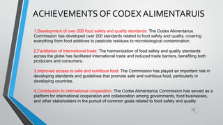 CODEX ALIMENTARIUS PPT..pptx | Digestive Disorders | Diseases and ...