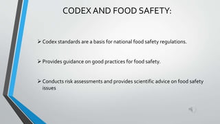 CODEX ALIMENTARIUS PPT..pptx | Digestive Disorders | Diseases and ...