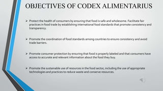 CODEX ALIMENTARIUS PPT..pptx | Digestive Disorders | Diseases and ...