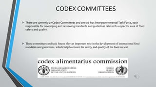 CODEX ALIMENTARIUS PPT..pptx | Digestive Disorders | Diseases and ...