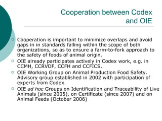 Codex work on milk and milk products (overview) | PPT