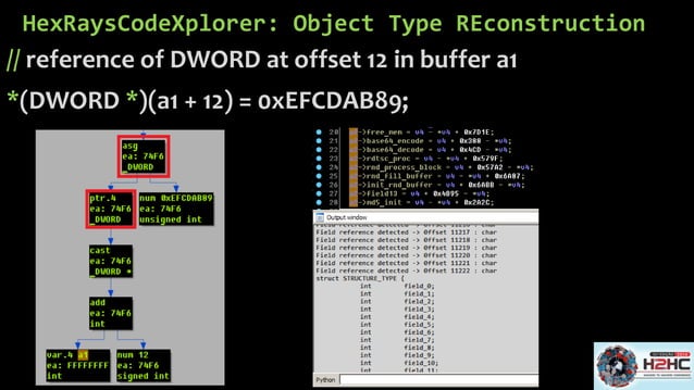 HexRaysCodeXplorer: object oriented RE for fun and profit | PDF