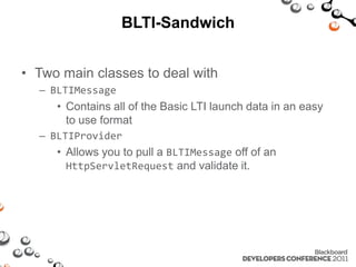 Code Your Own: Tool Integration using the Basic Learning Tools Interoperability (LTI) Standard | PPT