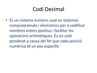 Codi binari | PPTX