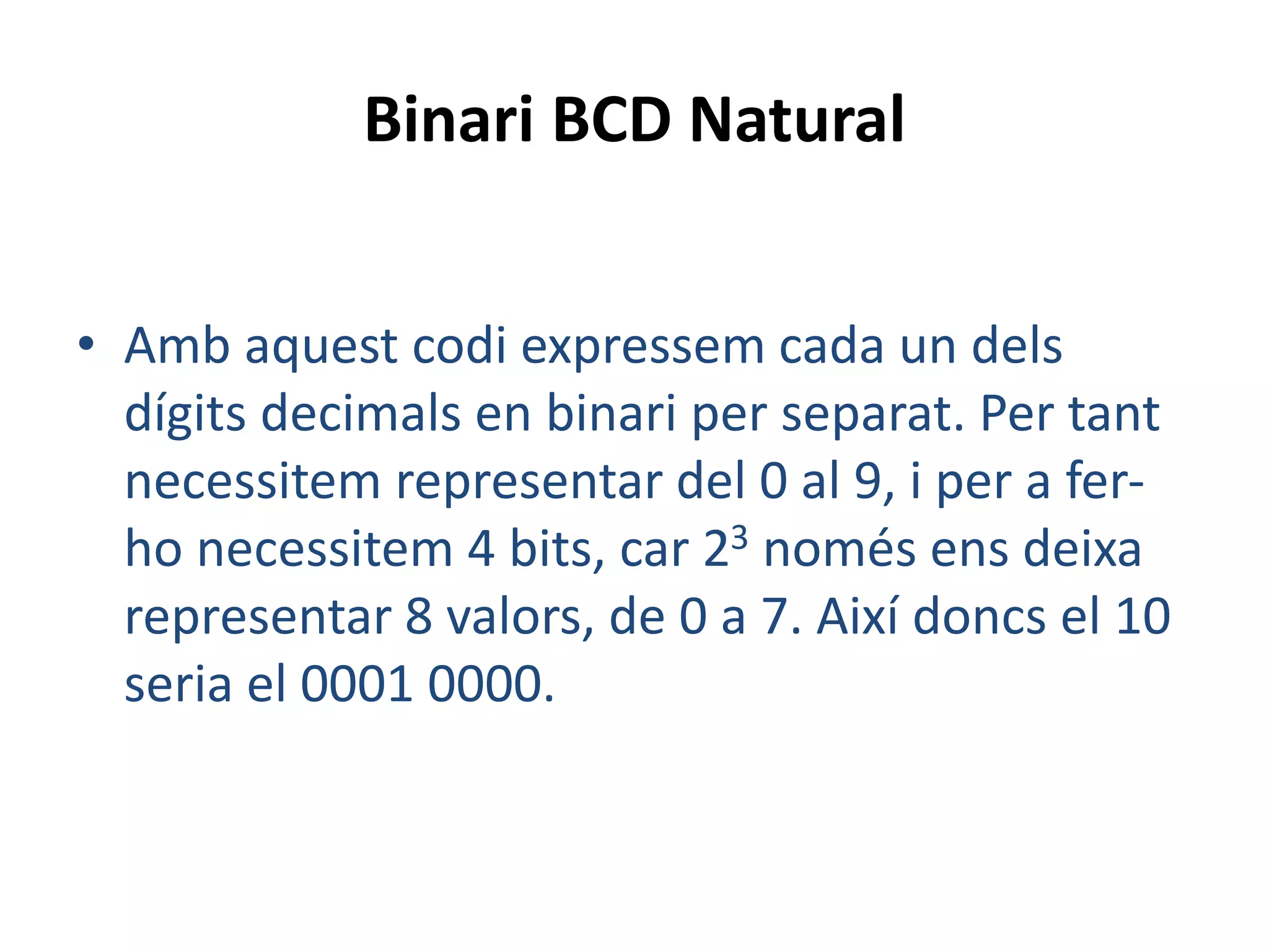 Codi binari | PPT