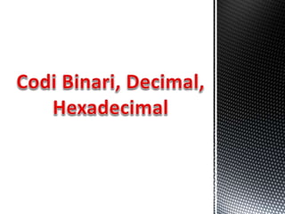 Codi Binari | PPTX