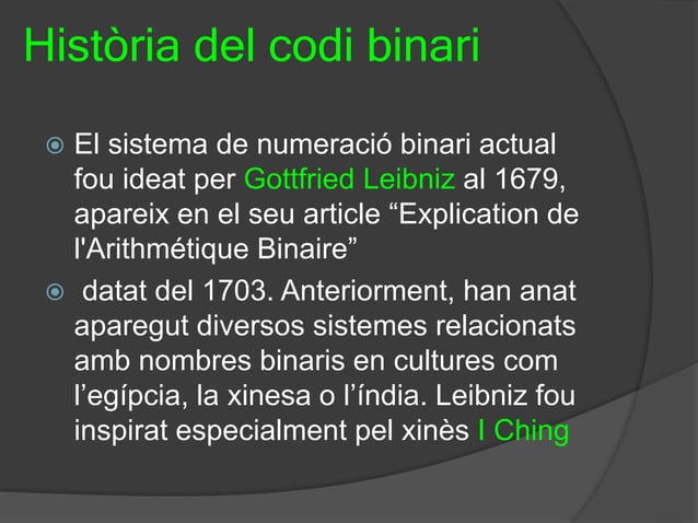 Codi binari | PPTX