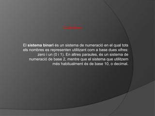 Codi binari | PPT