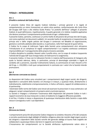 Codice etico | PDF