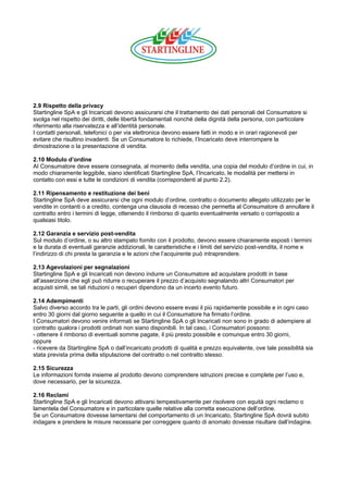 Codice Di Comportamento Startingline | PDF
