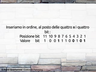 Codice di Hamming | PDF