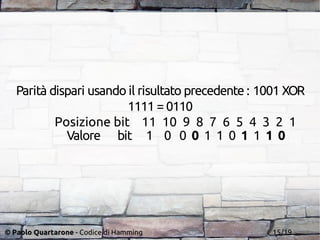 Codice di Hamming | PDF