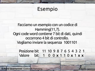 Codice di Hamming | PDF