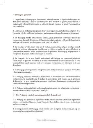 Codi deontològic del COPEC | PDF