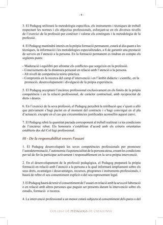 Codi deontològic del COPEC | PDF