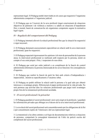 Codi deontològic del COPEC | PDF