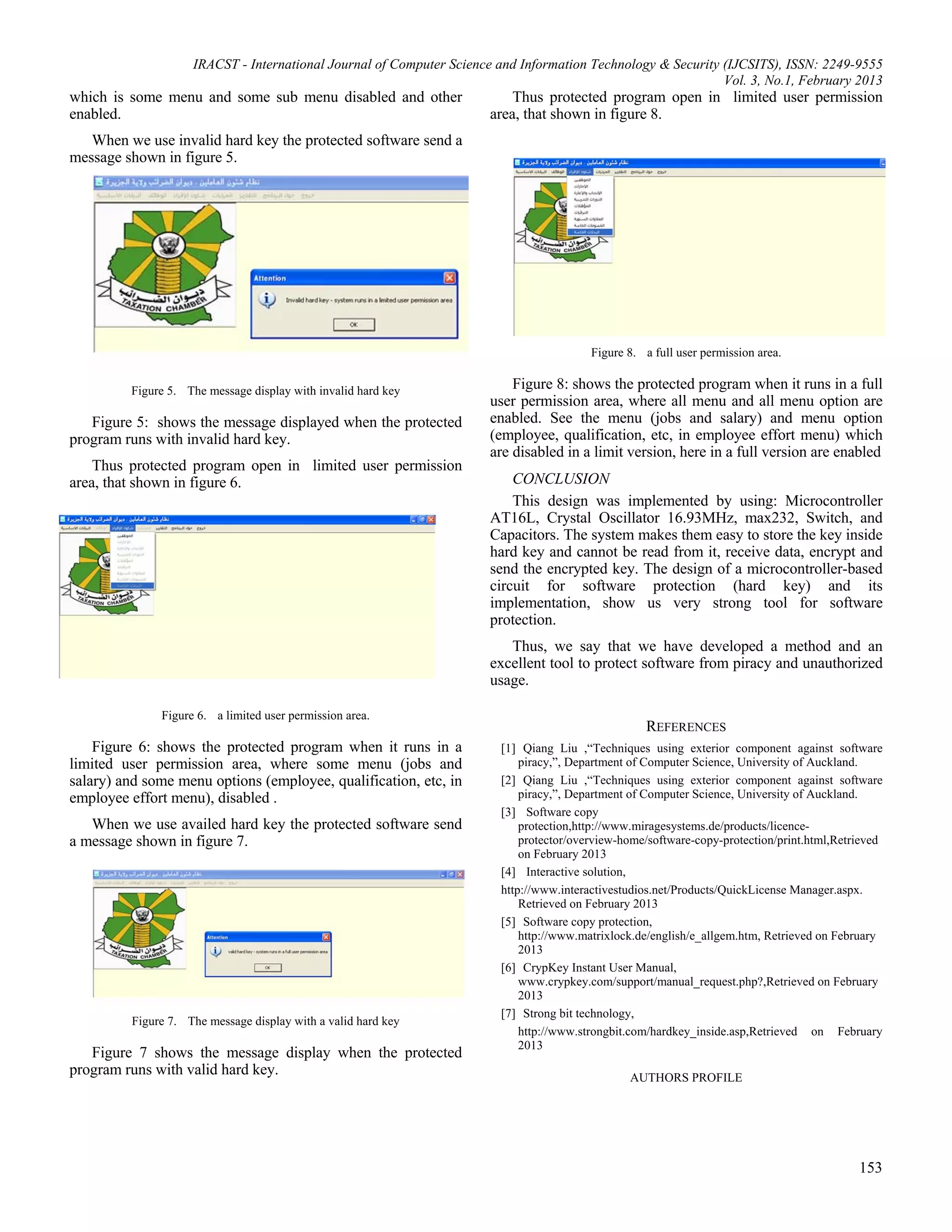 [Codientu.org] design of a microcontroller based circuit for software protection | PDF ...