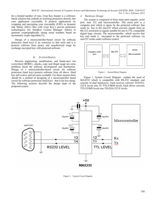 [Codientu.org] design of a microcontroller based circuit for software protection | PDF ...