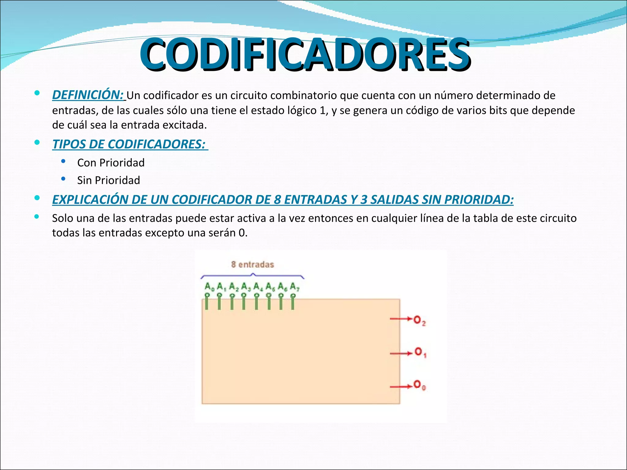 Codificadoresy decodificadores | PPT