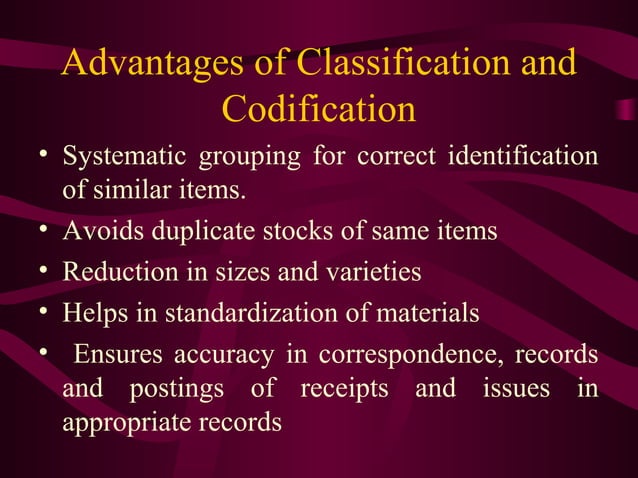 Codification | PPT