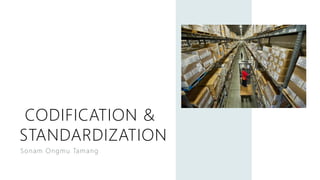 Codification and standardization of items | PPTX