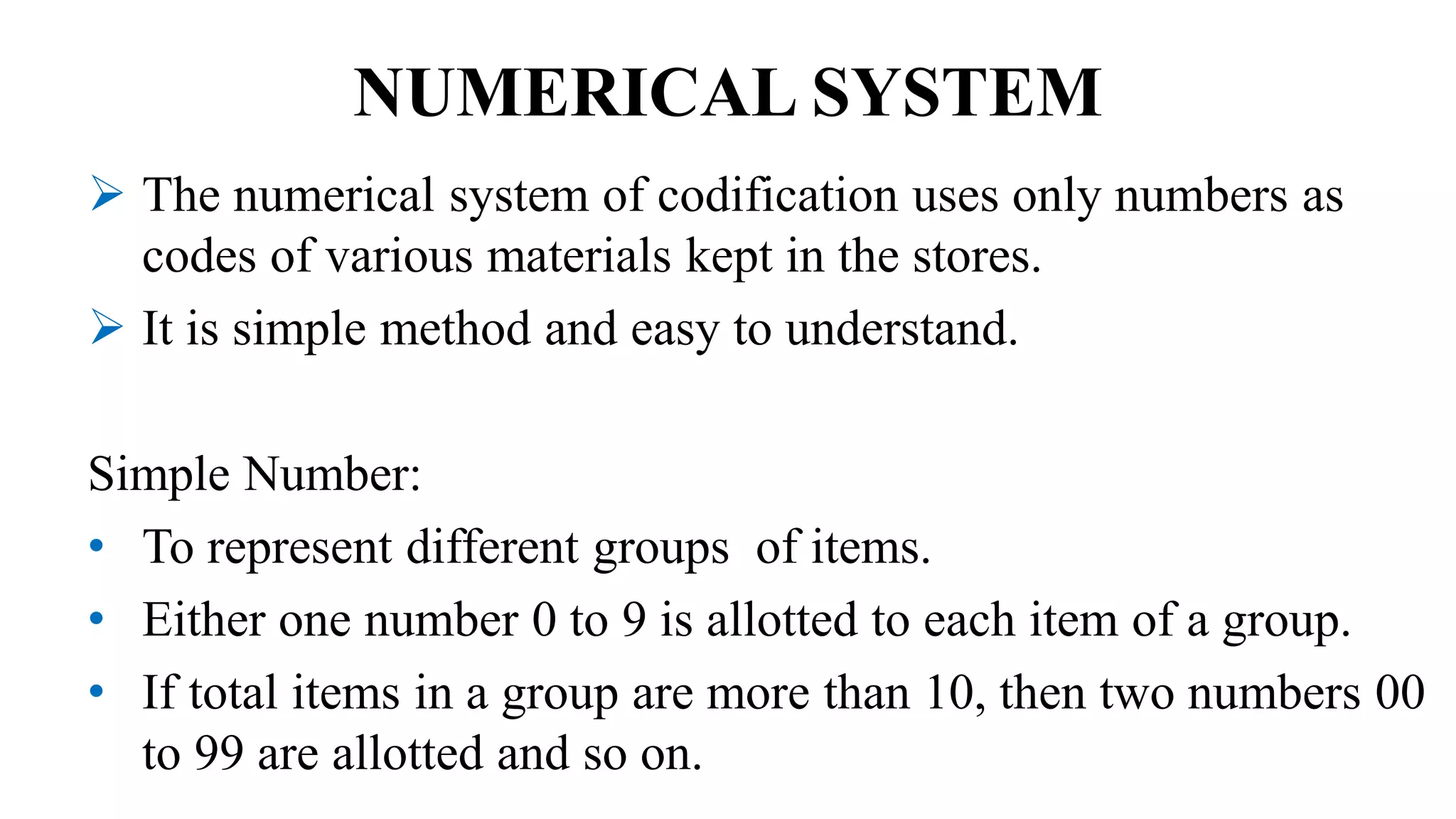Codification in Materials Management | PPTX