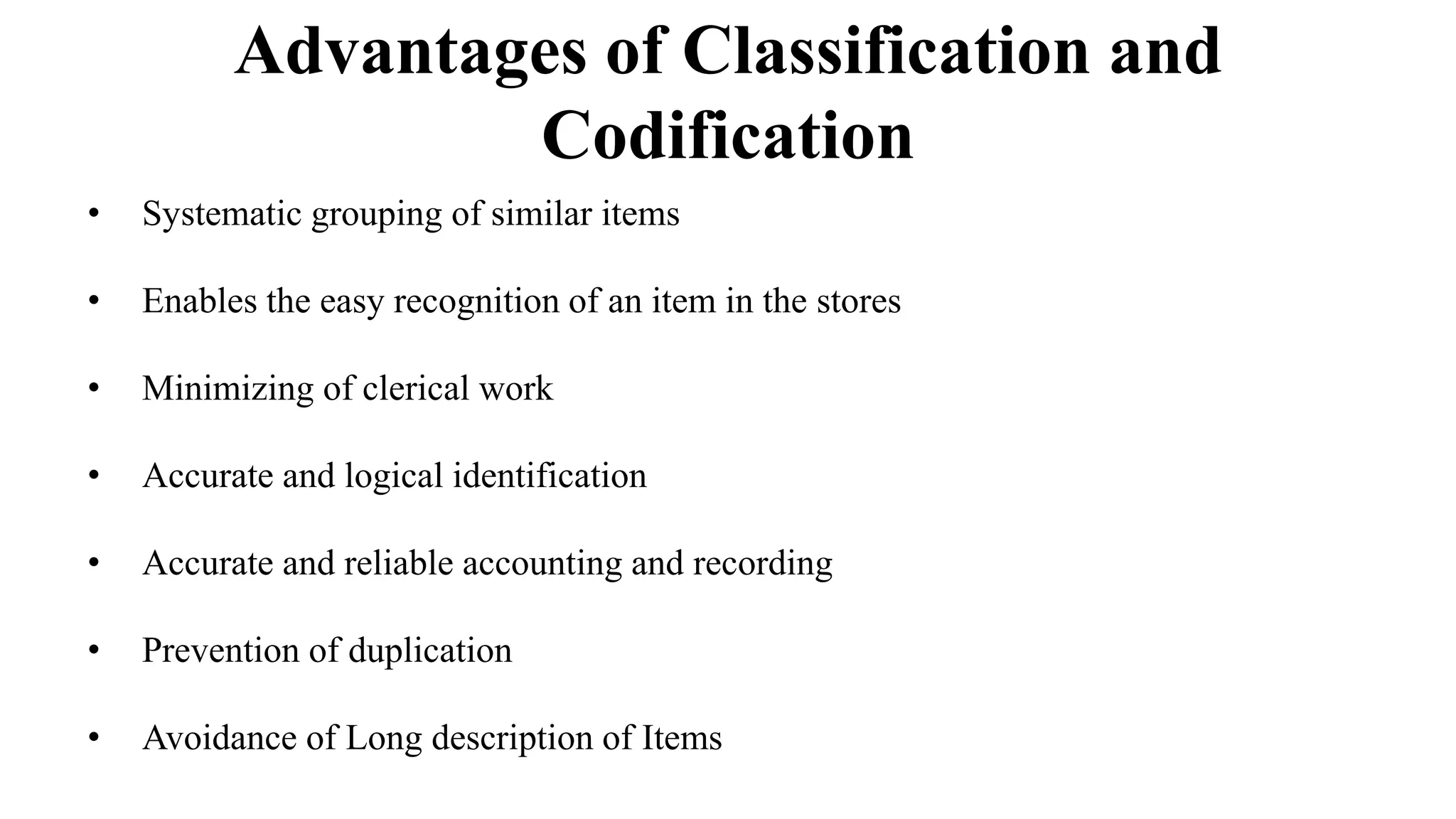 Codification in Materials Management | PPTX