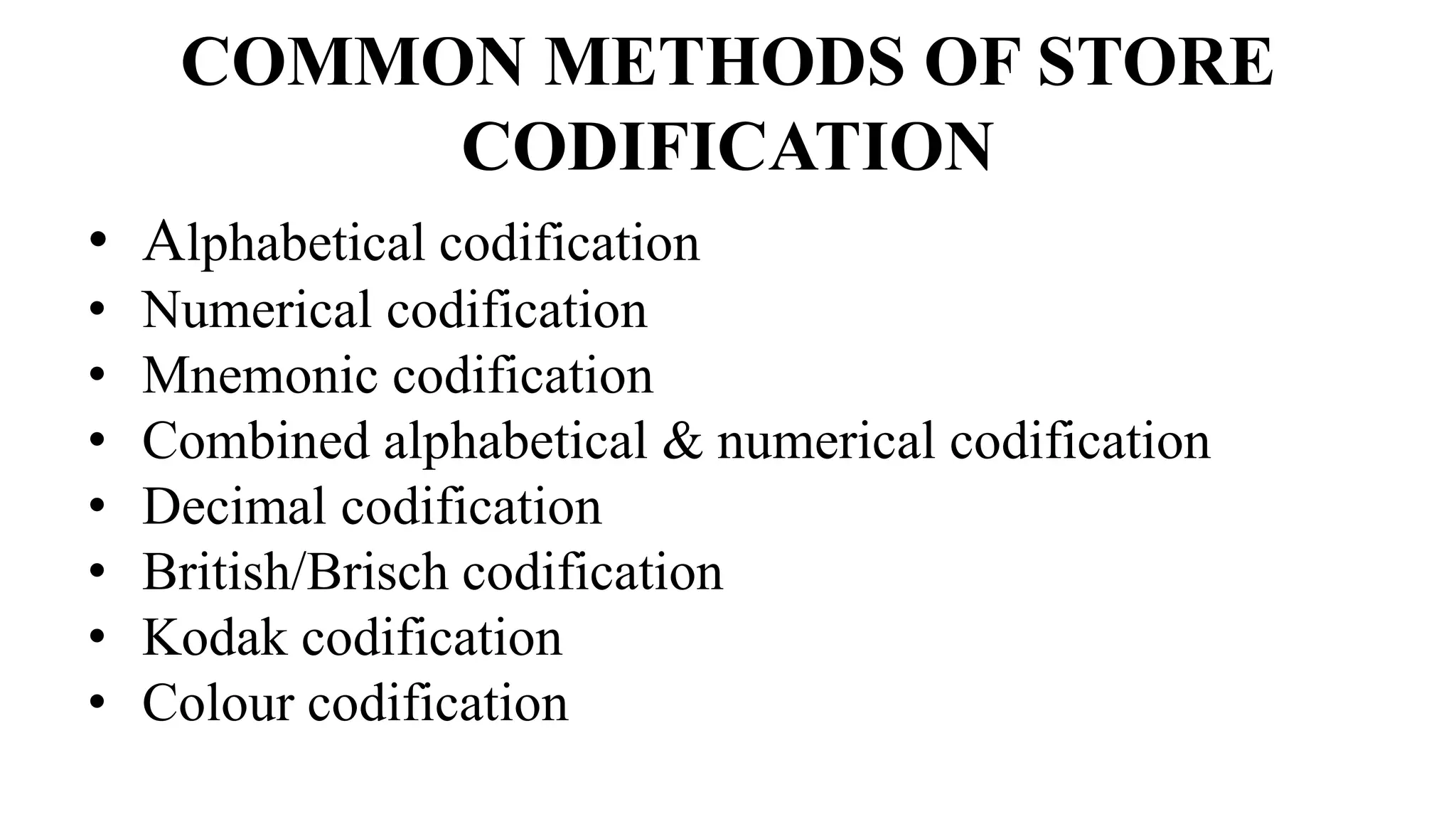 Codification in Materials Management | PPTX