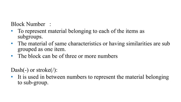 Codification in Materials Management | PPTX