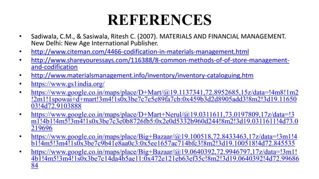 Codification in Materials Management | PPTX
