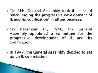 Codification of International Law | PPTX