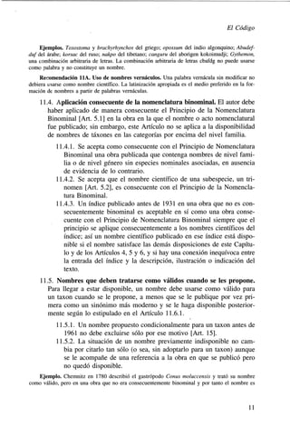 Codigo nomenclatura zoologica | PDF