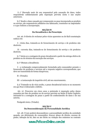 Codigo de-defesa-do-consumidor-atualizado-em-pdf-lei-8078-90 | PDF