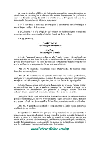 Codigo de-defesa-do-consumidor-atualizado-em-pdf-lei-8078-90 | PDF