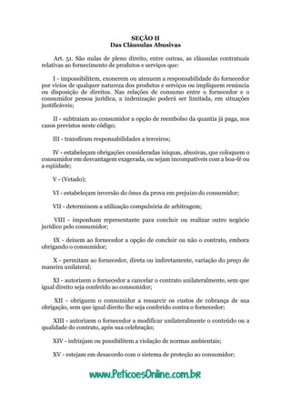 Codigo de-defesa-do-consumidor-atualizado-em-pdf-lei-8078-90 | PDF