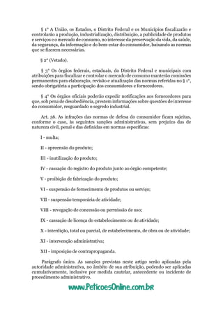 Codigo de-defesa-do-consumidor-atualizado-em-pdf-lei-8078-90 | PDF