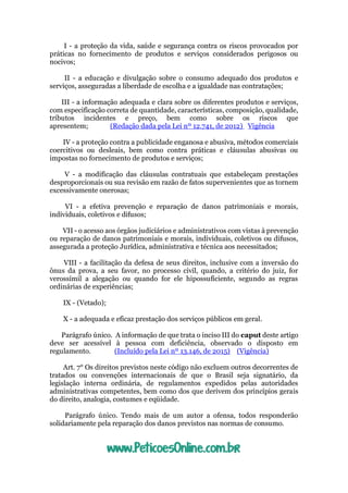 Codigo de-defesa-do-consumidor-atualizado-em-pdf-lei-8078-90 | PDF