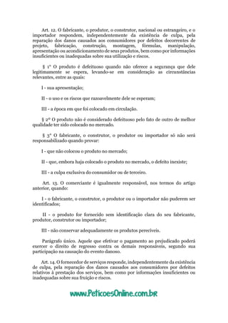 Codigo de-defesa-do-consumidor-atualizado-em-pdf-lei-8078-90 | PDF