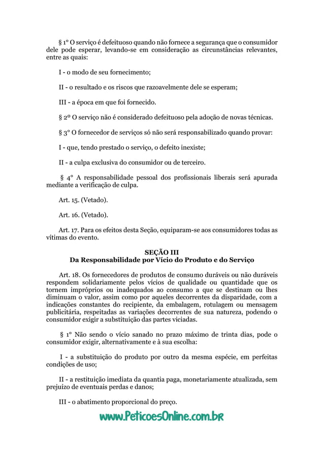 Codigo de-defesa-do-consumidor-atualizado-em-pdf-lei-8078-90 | PDF
