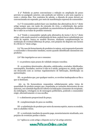 Codigo de-defesa-do-consumidor-atualizado-em-pdf-lei-8078-90 | PDF