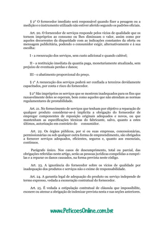 Codigo de-defesa-do-consumidor-atualizado-em-pdf-lei-8078-90 | PDF