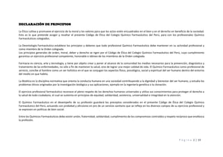 CODIGO-DE-ETICA - DEONTOLOGIA - DEL COLEGIO QUÍMICO | PDF