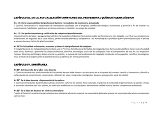 CODIGO-DE-ETICA - DEONTOLOGIA - DEL COLEGIO QUÍMICO | PDF
