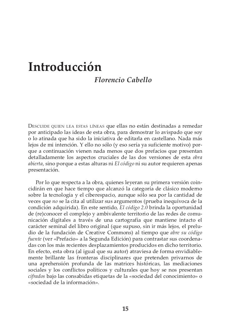 Lawrence lessig code 2.0 - weekendver