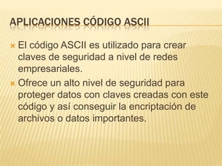 Codigo Ascii | PPTX