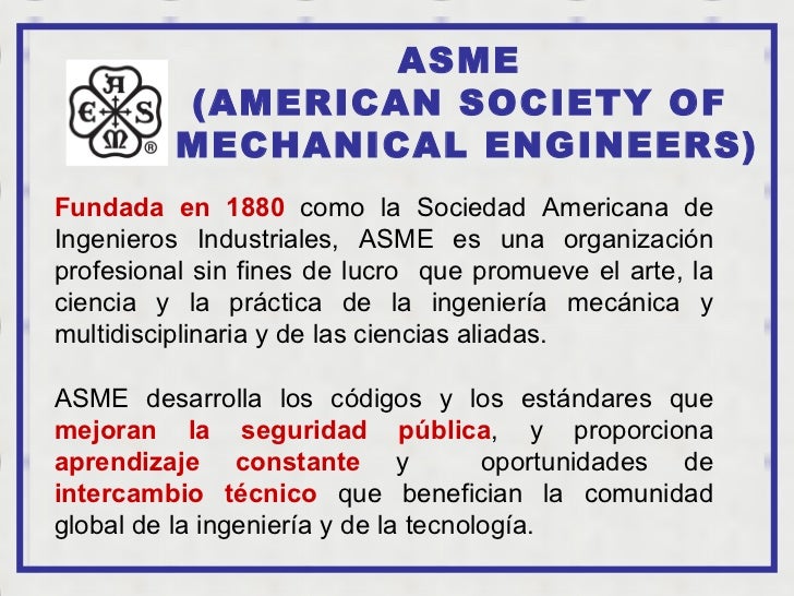 Codigo asme presentacion