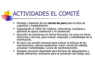 Codigo Azul | PPT