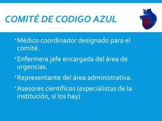 CÓDIGO AZUL | PPT