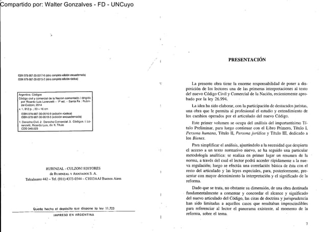 CODIGO CIVIL COMENTADO - LORENZETTI TOMO I.pdf