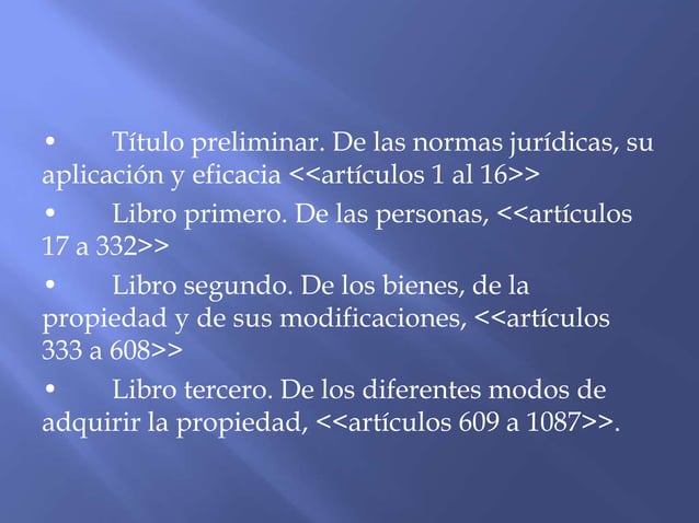 Codigo civil español presentacion lorna | PPT